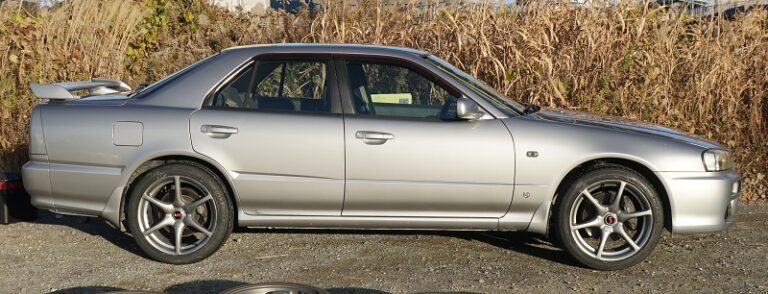 ER34 4ドア に BNR34 (R34 GT-R) 純正ホイールを履かせてみた （HR34 ENR34 セダン） | R34 ...