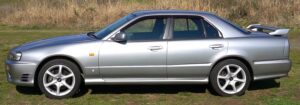 ER34 SKYLINE 純正ホイールを履かせた状態と説明 | R34-SKYLINE.COM